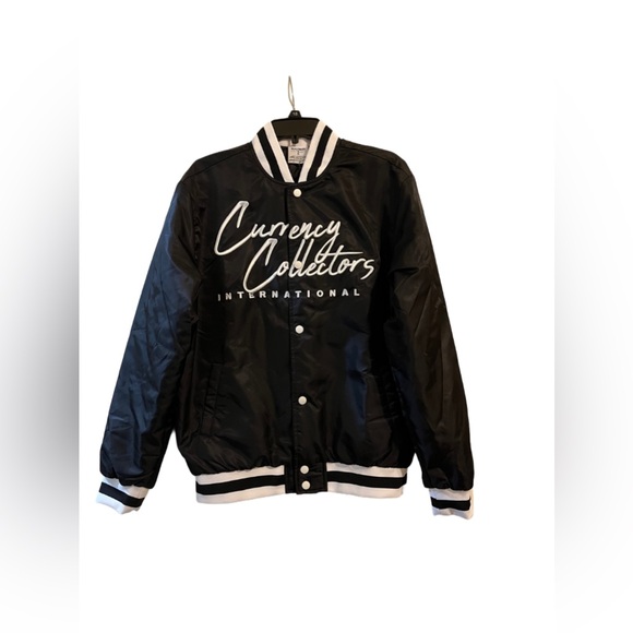 Tulones | Jackets & Coats | Nwt Tulones Currency Collectors Varsity ...